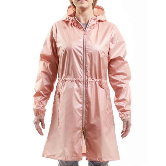 totes | Jackets & Coats | Totes Light Pink Eco Packable Anorak Rain ...